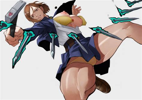 Rule 34 Angry Face Attack Bra Breast Slip Breasts Breasts Out Brown