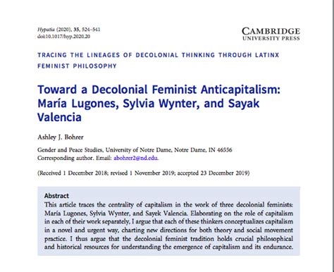 Academic Work — Ashley J Bohrer