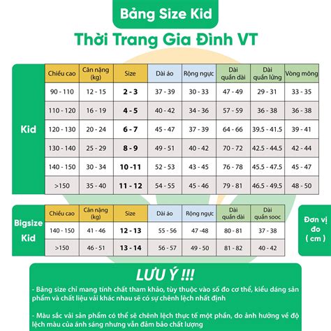 BẢng Size QuẦn Áo TrẺ Em LÀ GÌ CÁch ChỌn Size ĐỒ Cho BÉ ĐÚng NhẤt