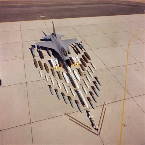 F 16 Fighting Falcon Weapons Load Static Display Airplane Fighter