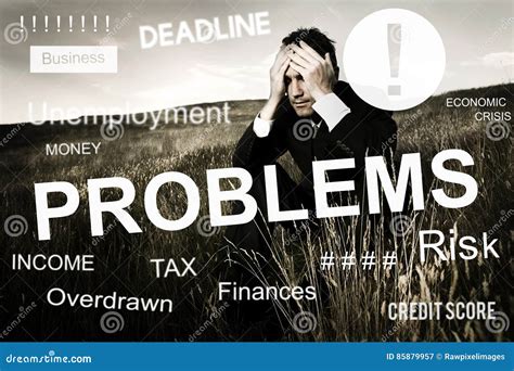 Business Problem Concern Worried Graphic Concept Stock Image Image Of
