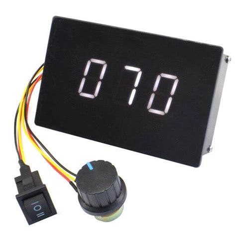 Dc 6 60v 12v 24v 36v 48v 20a Dc Motor Speed Controller Digital Display