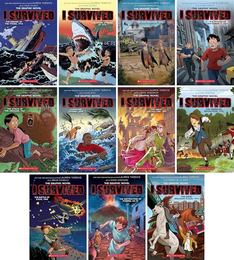 I Survived Series Graphic Novels Collection 11 Book Set Lauren