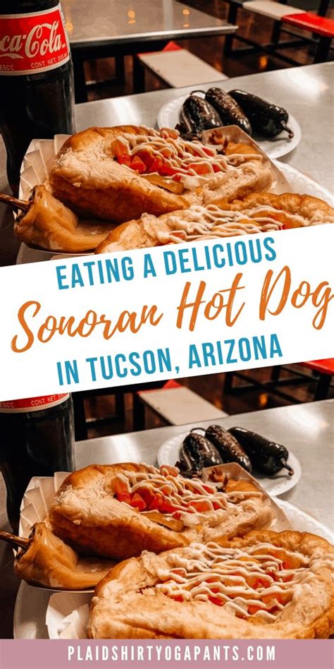Eating A Delicious Bacon Wrapped Sonoran Hot Dog In Tucson Sonoran