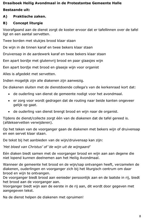 Beleidsplan Kerk Halle