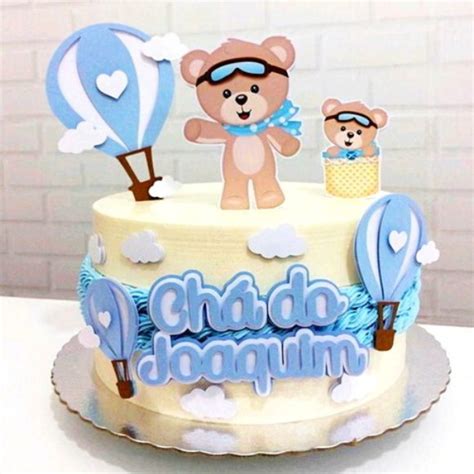 Arquivo De Corte Topo De Bolo Cha De Bebe Ursinho Aviador Topo De