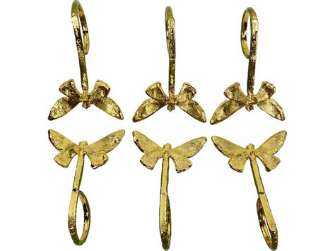 Lot Karen Callan Enamel Dragonfly Napkin Rings