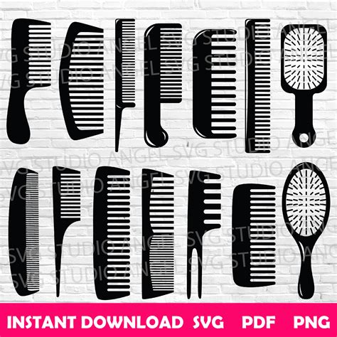 Comb Clipart Black And White