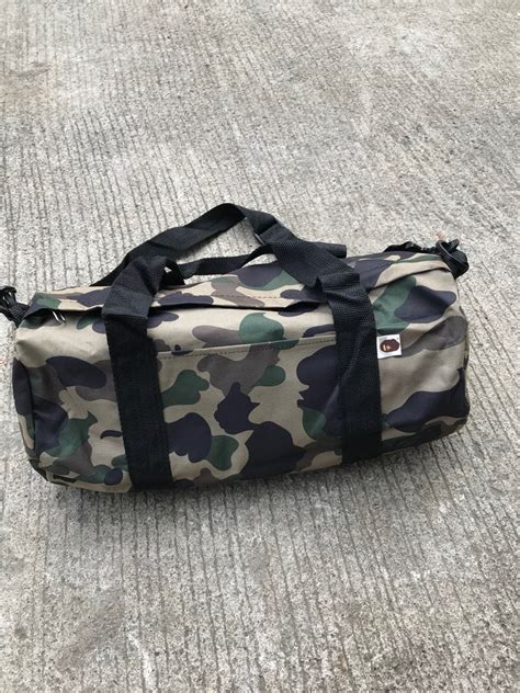 Bape Camo Duffle Bag On Carousell
