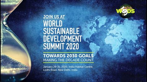 TERI Organized World Sustainable Summit At New Delhi