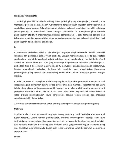 Psikologi Pendi Wps Office Pdf