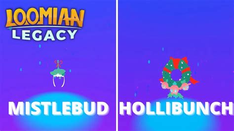 How To Get New Mistlebud And Hollibunch In Loomian Legacy Youtube