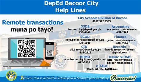 Deped Bacoor City City Schools Division Of Bacoor Bacoor City Page 2
