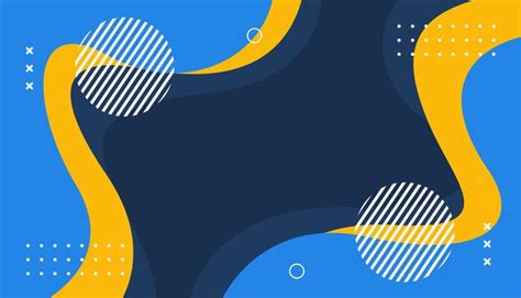 Blue And Yellow Geometric Background Vector Art Icons And Graphics For Free Download