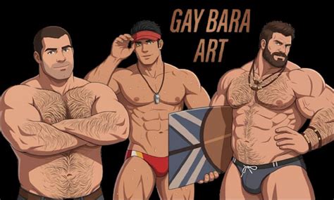 Draw Gay Bara Bara Nsfw Gay Couple Anime Art Bara Illustration