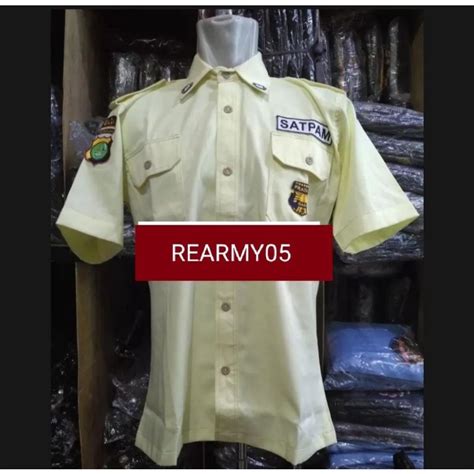 Jual Seragam Pdl Pdh Satpam Baju Pdl Baju Pdh Kemeja Satpam Security Shopee Indonesia