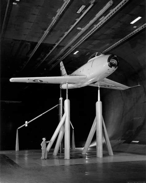 F 86 In Full Scale Wind Tunnel At Ames This F 86 Aircraft … Flickr