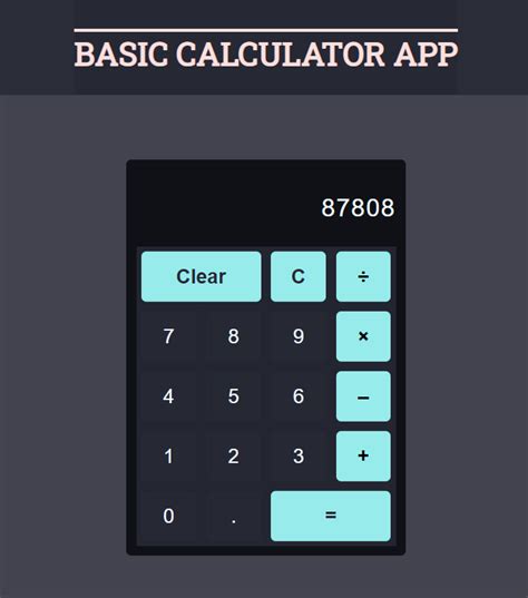 Github Sanskriti2401calculator Basic Calculator App Using React