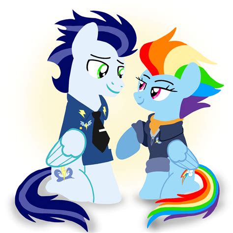 Rainbow Dash And Soarin Love 28 Older By Mlplary6 On Deviantart