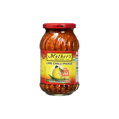 Mothers Lime Chilli Pickle 500g