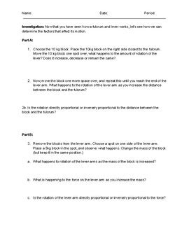 Torque Inquiry Simulation Lab By Ground State Physics TPT