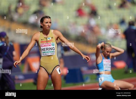 Christina Hering Participating In The 800 Meters Of The European