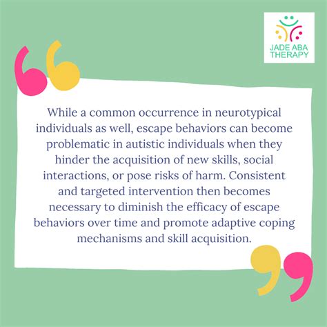 What Is Escape Behavior In Aba Jade Aba