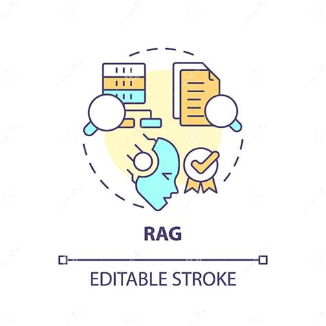 Rag Multi Color Concept Icon Stock Vector Illustration Of Outline