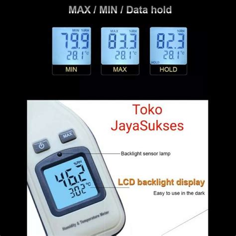 Promo HUMIDITY TEMPERATURE METER ALAT UKUR SUHU KELEMBABAN TEMPERATURE TOKOSEPULUH10 Diskon