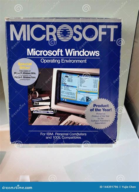 Microsoft Windows Operating System Version1 C 1985 Editorial Photo Image Of User Version