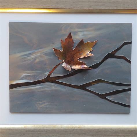 Sold Copper Maple Leaf 14 X 17 360