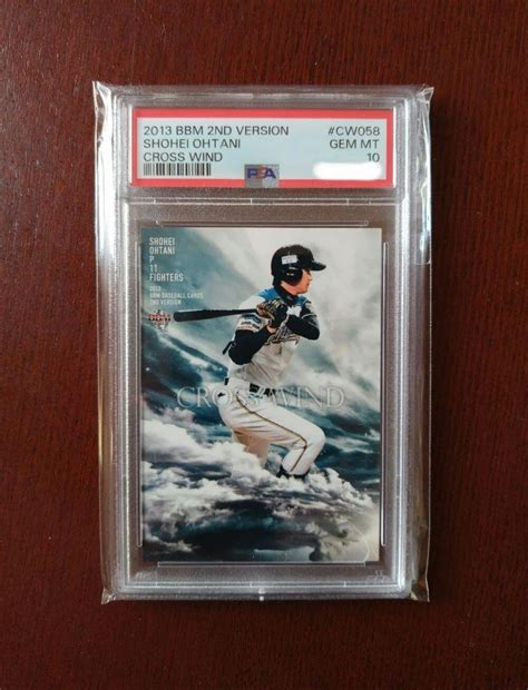 Shohei Ohtani 2013 Bbm 2nd Version Cw058 Cross Wind Price Guide