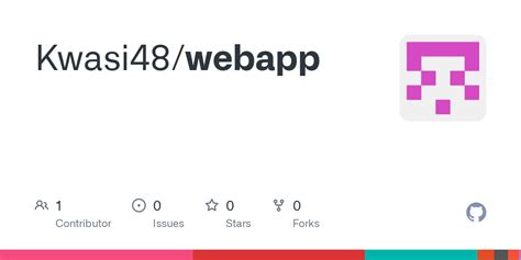 Github Kwasi48webapp