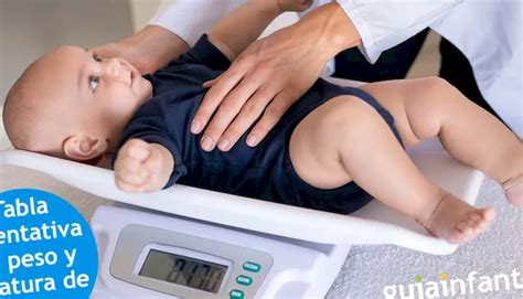 Peso Y Estatura Del Bebé Niño Y Niña Tablas Y Medidas Por Meses