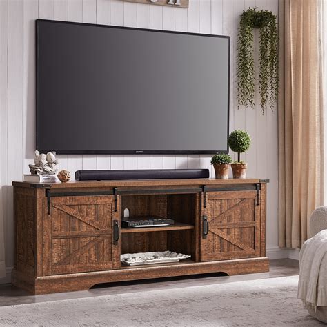 Stratford 60 Rustic Sliding Barn Door Tv Stand Assembly Instructions At