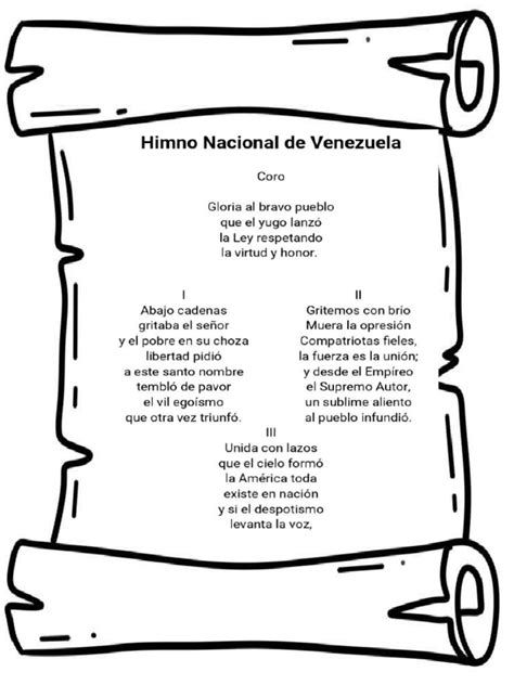 Himno Nacional De Venezuela Pdf