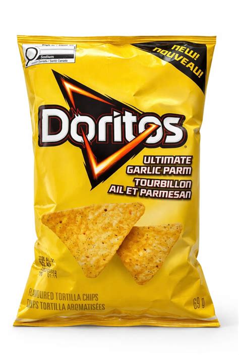Doritos Ultimate Garlic Parmesan Tortilla Chips Exotic Snack Guys