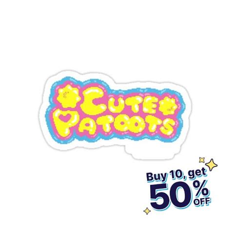 Cute Patoots Sticker For Sale By Deviruchi Stickers Vinyl Decal