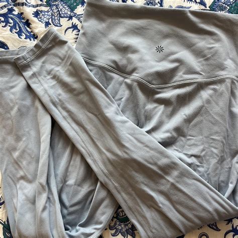 Small Athleta Light Blue Leggings Depop