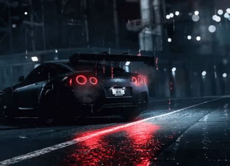 Nissan Skyline R34 Black Pearl Raining 