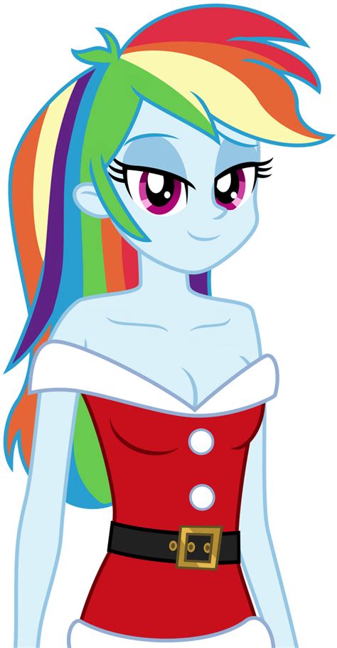 Christmas Attire Rainbow Dash By Emeraldblast63 On Deviantart