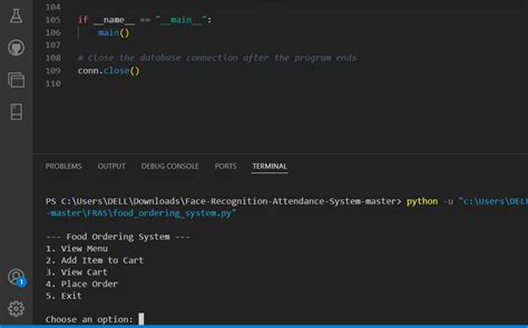 Online Food Ordering System In Python With Source Code