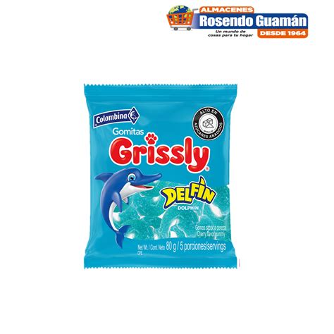 Gomitas Grissly 90g Delfin Colombina Almacenes Rosendo Guamán