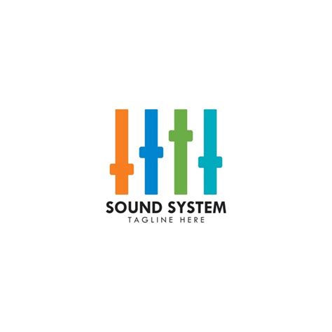 Premium Vector Sound System Volume Control Icon Vector Illustration