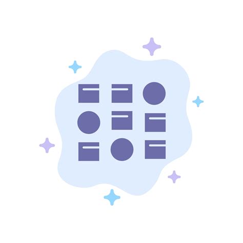 Pattern System Data Science Pattern System Blue Icon On Abstract Cloud