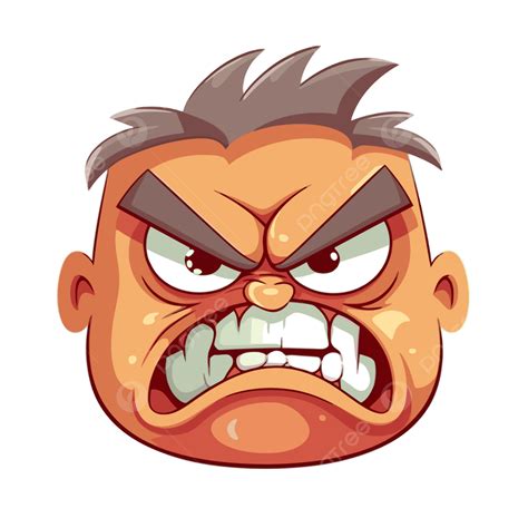 Funny Angry Face