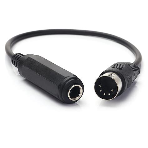 635mm14 Trs To 5 Pin Din Midi Cable Adapter Connect An Reverb