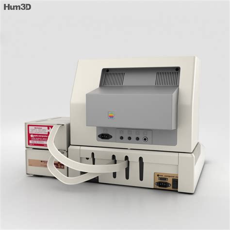 Apple Ii Computer 3d Model Download Desktop Computer On