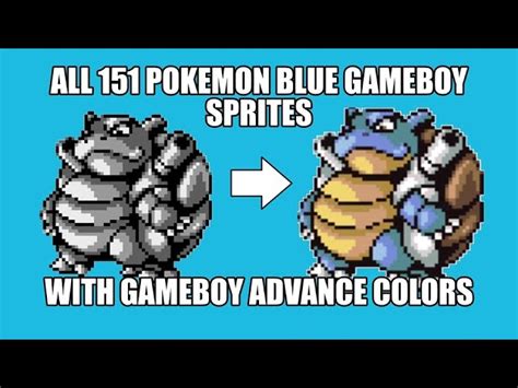 Blastoise Sprite Blue