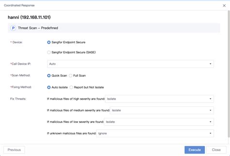 การทำ Auto Response บน Cyber Command ร่วมกับอุปกรณ์อื่นๆของ Sangfor